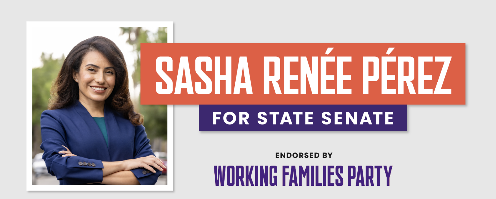 ADD YOUR NAME: I’m Voting For Sasha Renee Perez for State Senate ...